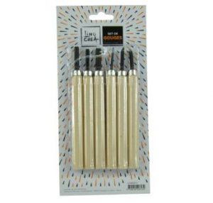 Set 6 Gouges Linogravure