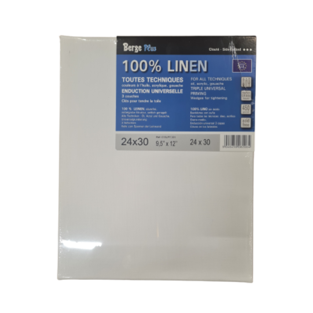 chassis entoilé 100% lin berge plus